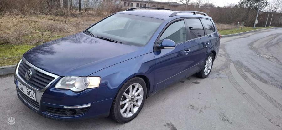 Zils Volkswagen Passat 2007 Plungė, ar dzinēja tilpumu 1.97 L un nobraukumu 346 tūkst. km par 2000 €, foto 1 vietnē AUTOMOTO.COM.LV