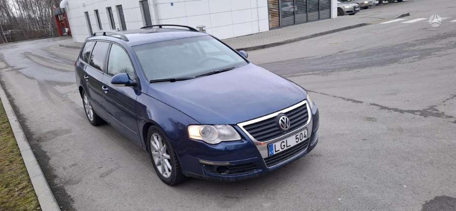 Zils Volkswagen Passat 2007 Plungė, ar dzinēja tilpumu 1.97 L un nobraukumu 346 tūkst. km par 2000 €, foto 2 vietnē AUTOMOTO.COM.LV
