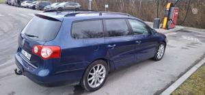Zils Volkswagen Passat 2007 Plungė, ar dzinēja tilpumu 1.97 L un nobraukumu 346 tūkst. km par 2000 €, foto 3 vietnē AUTOMOTO.COM.LV