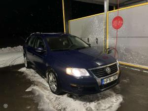 Blue Volkswagen Passat 2007 in Vilnius, with an engine capacity of 1.90 L and mileage of 393 thousand km for 950 €, photo 3 on AUTOMOTO.COM.LV