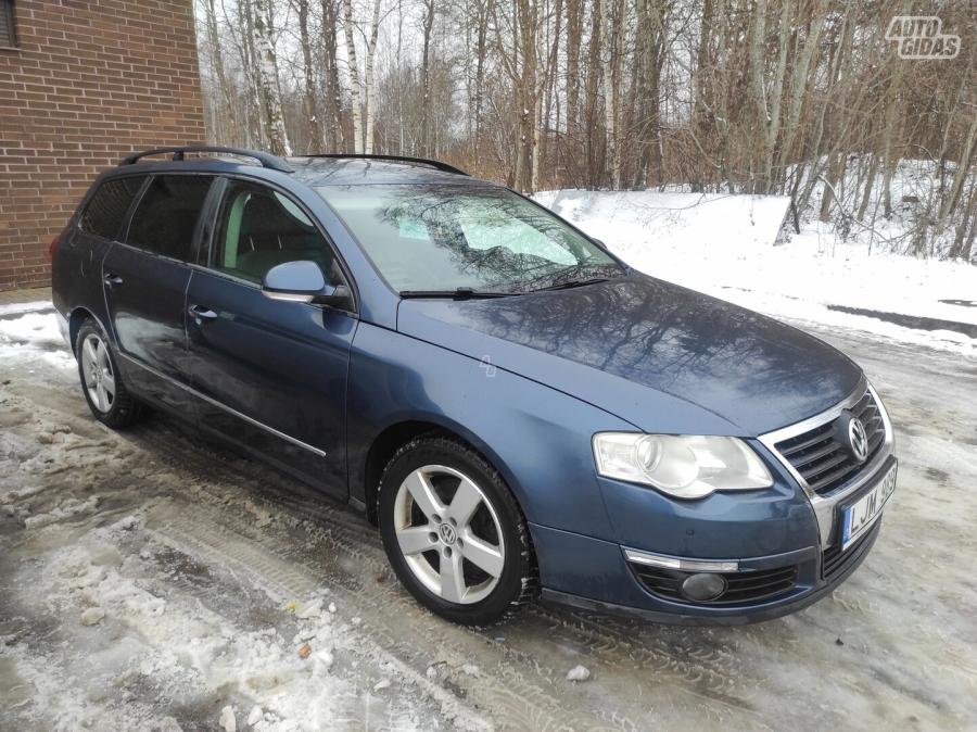 Zils Volkswagen Passat 2007 Kelmė, ar dzinēja tilpumu 2.00 L un nobraukumu 360 tūkst. km par 2350 €, foto 1 vietnē AUTOMOTO.COM.LV
