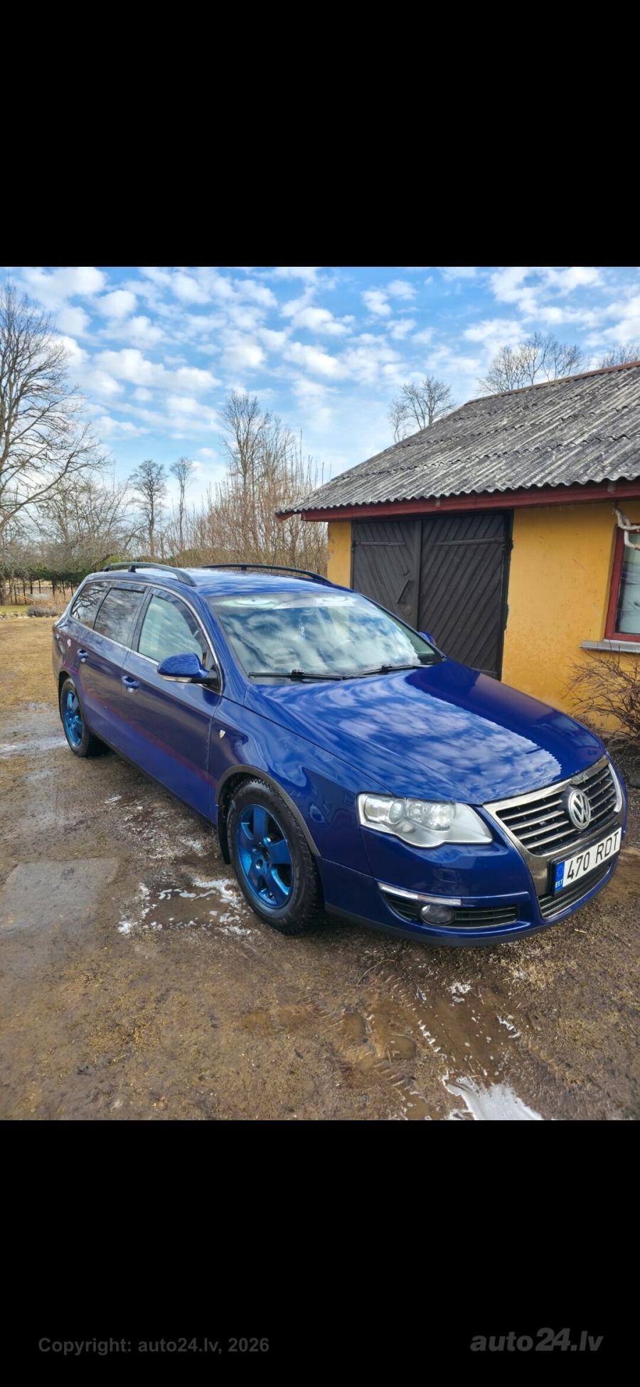 Blue Volkswagen Passat 2007 in Elva, with an engine capacity of 2.00 L and mileage of 449 thousand km for 2199 €, photo 1 on AUTOMOTO.COM.LV