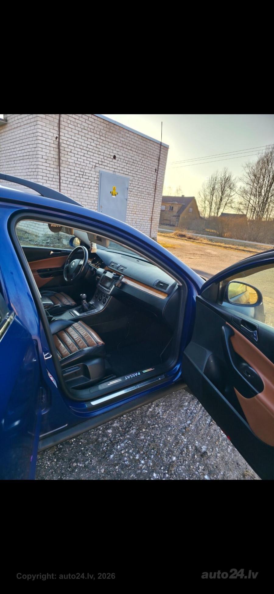 Blue Volkswagen Passat 2007 in Elva, with an engine capacity of 2.00 L and mileage of 449 thousand km for 2199 €, photo 12 on AUTOMOTO.COM.LV