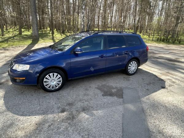 Blue Volkswagen Passat 2007 in Klaipeda, with an engine capacity of 2.00 L and mileage of 271 thousand km for 2400 €, photo 6 on AUTOMOTO.COM.LV