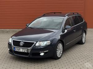 Zils Volkswagen Passat 2007 Kauņa, ar dzinēja tilpumu 2.00 L un nobraukumu 222 tūkst. km par 2400 €, foto  vietnē AUTOMOTO.COM.LV