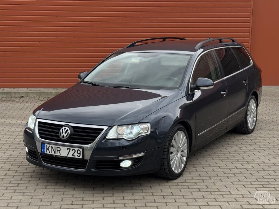 Blue Volkswagen Passat 2007 in Kaunas, with an engine capacity of 2.00 L and mileage of 222 thousand km for 2400 €, photo 1 on AUTOMOTO.COM.LV