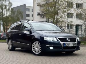 Blue Volkswagen Passat 2007 in Kaunas, with an engine capacity of 2.00 L and mileage of 222 thousand km for 2400 €, photo 9 on AUTOMOTO.COM.LV