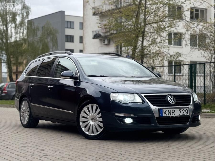 Blue Volkswagen Passat 2007 in Kaunas, with an engine capacity of 2.00 L and mileage of 222 thousand km for 2400 €, photo 9 on AUTOMOTO.COM.LV