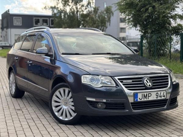 Blue Volkswagen Passat 2007 in Kaunas, with an engine capacity of 2.00 L and mileage of 300 thousand km for 2500 €, photo 7 on AUTOMOTO.COM.LV