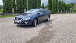 Blue Volkswagen Passat 2007 in Vilnius, with an engine capacity of 1.97 L and mileage of 390 thousand km for 850 €, photo  on AUTOMOTO.COM.LV