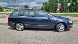 Blue Volkswagen Passat 2007 in Vilnius, with an engine capacity of 1.97 L and mileage of 390 thousand km for 850 €, photo 5 on AUTOMOTO.COM.LV