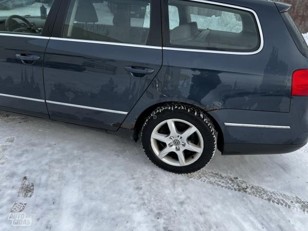 Blue Volkswagen Passat 2008 in Klaipeda, with an engine capacity of 1.90 L and mileage of 309 thousand km for 900 €, photo 7 on AUTOMOTO.COM.LV
