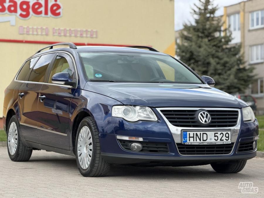 Blue Volkswagen Passat 2008 in Kaisiadorys, with an engine capacity of 2.00 L and mileage of 410 thousand km for 1950 €, photo 5 on AUTOMOTO.COM.LV