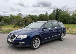 Blue Volkswagen Passat 2008 in Vilnius, with an engine capacity of 1.97 L and mileage of 413 thousand km for 2999 €, photo 4 on AUTOMOTO.COM.LV