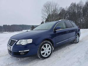 Blue Volkswagen Passat 2009 in Vilnius, with an engine capacity of 1.97 L and mileage of 419 thousand km for 1950 €, photo  on AUTOMOTO.COM.LV