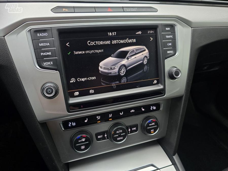 Blue Volkswagen Passat 2015 in Kaunas, with an engine capacity of 1.60 L and mileage of 303 thousand km for 7100 €, photo 19 on AUTOMOTO.COM.LV