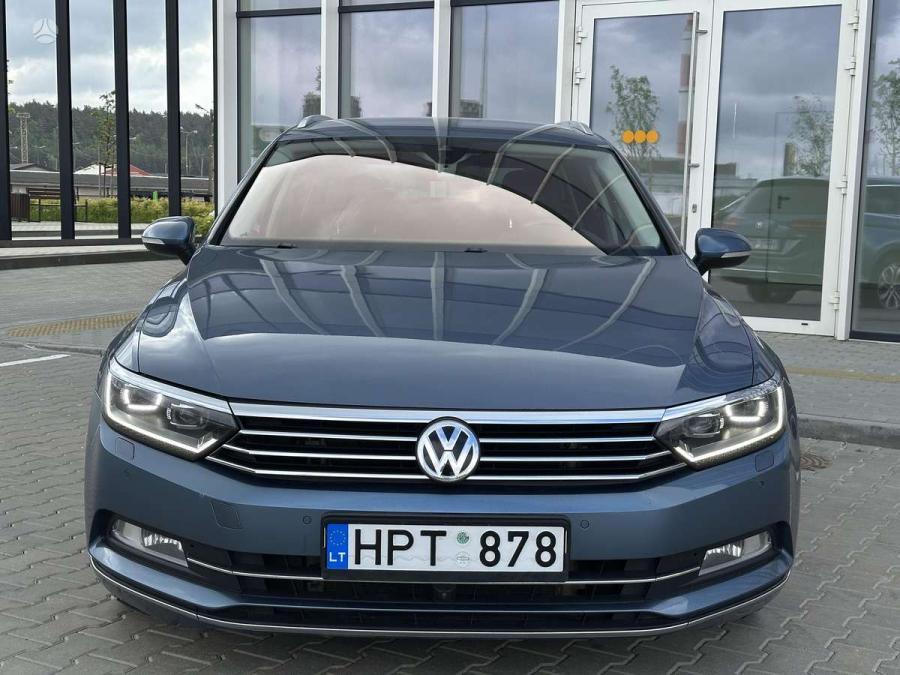Zils Volkswagen Passat 2015 Viļņa, ar dzinēja tilpumu 1.97 L un nobraukumu 270 tūkst. km par 9400 €, foto 3 vietnē AUTOMOTO.COM.LV