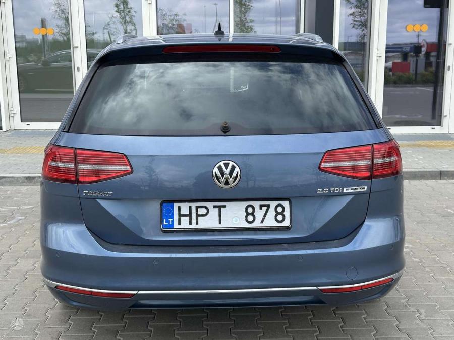 Zils Volkswagen Passat 2015 Viļņa, ar dzinēja tilpumu 1.97 L un nobraukumu 270 tūkst. km par 9400 €, foto 6 vietnē AUTOMOTO.COM.LV