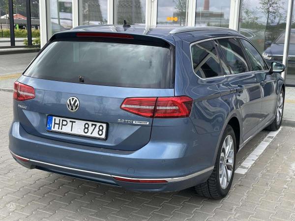 Blue Volkswagen Passat 2015 in Vilnius, with an engine capacity of 1.97 L and mileage of 270 thousand km for 9400 €, photo 7 on AUTOMOTO.COM.LV
