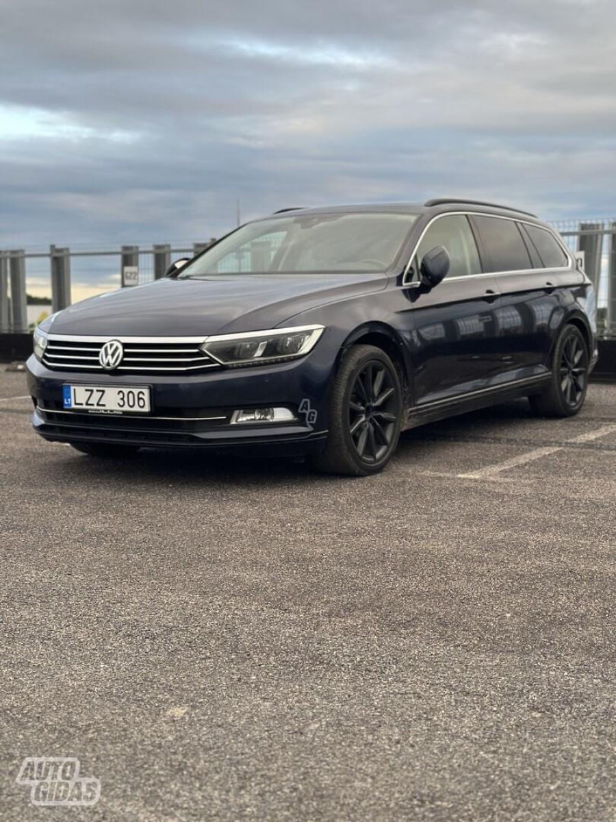 Blue Volkswagen Passat 2016 in Zarasai, with an engine capacity of 2.00 L and mileage of 281 thousand km for 8499 €, photo 3 on AUTOMOTO.COM.LV