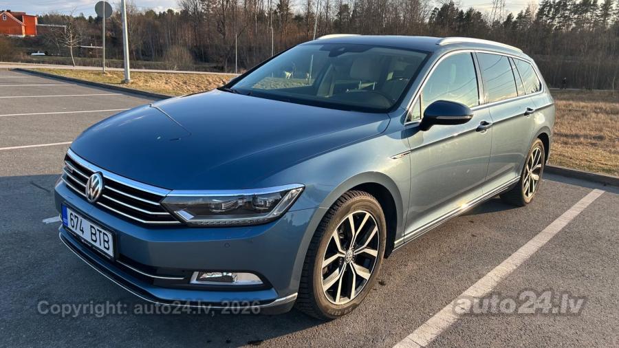 Zils Volkswagen Passat 2017 Tallina, ar dzinēja tilpumu 2.00 L un nobraukumu 121 tūkst. km par 19900 €, foto 4 vietnē AUTOMOTO.COM.LV