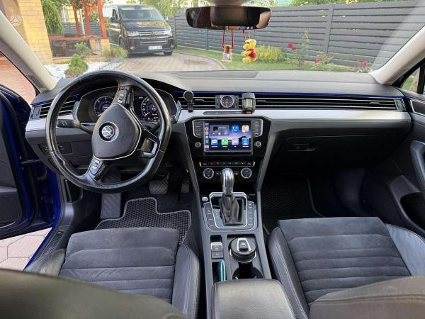 Blue Volkswagen Passat 2017 in Vilnius, with an engine capacity of 1.97 L and mileage of 460 thousand km for 9350 €, photo 9 on AUTOMOTO.COM.LV