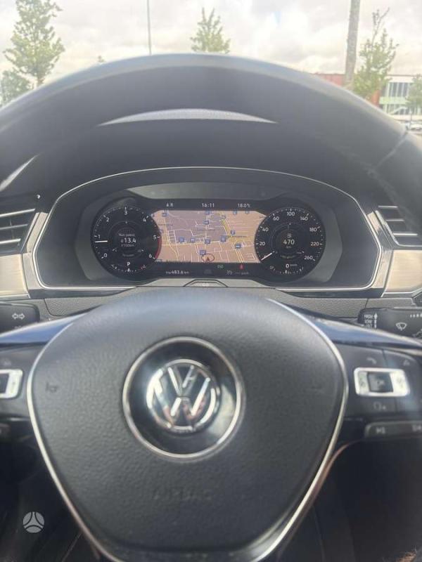 Zils Volkswagen Passat 2018 Klaipėda, ar dzinēja tilpumu 1.97 L un nobraukumu 349 tūkst. km par 12200 €, foto 7 vietnē AUTOMOTO.COM.LV