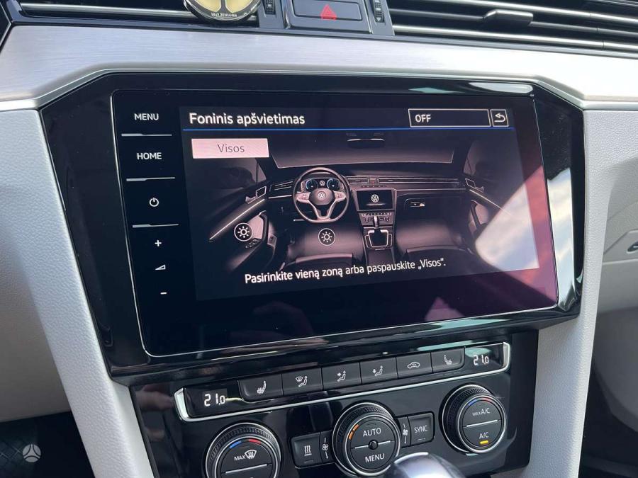 Zils Volkswagen Passat 2019 Alīta, ar dzinēja tilpumu 1.50 L un nobraukumu 147 tūkst. km par 18600 €, foto 29 vietnē AUTOMOTO.COM.LV