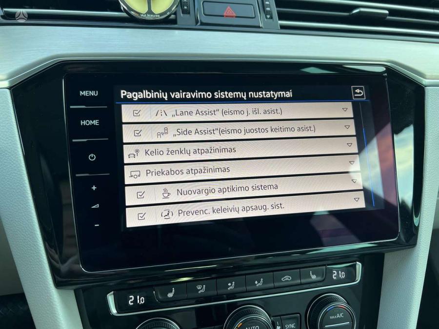 Zils Volkswagen Passat 2019 Alīta, ar dzinēja tilpumu 1.50 L un nobraukumu 147 tūkst. km par 18600 €, foto 31 vietnē AUTOMOTO.COM.LV