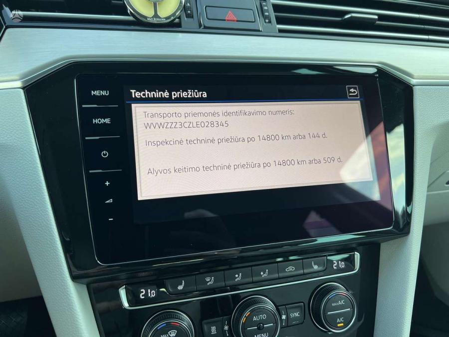 Zils Volkswagen Passat 2019 Alīta, ar dzinēja tilpumu 1.50 L un nobraukumu 147 tūkst. km par 18600 €, foto 33 vietnē AUTOMOTO.COM.LV