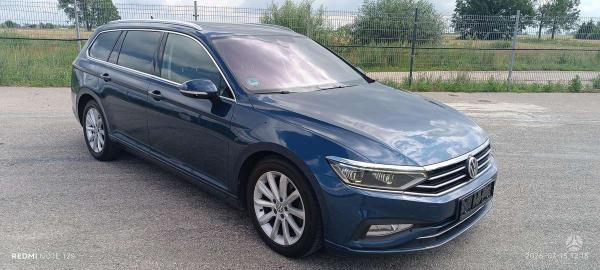 Zils Volkswagen Passat 2019 Marijampole, ar dzinēja tilpumu 1.97 L un nobraukumu 346 tūkst. km par 13400 €, foto 1 vietnē AUTOMOTO.COM.LV