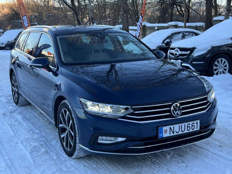 Blue Volkswagen Passat 2020 in Vilnius, with an engine capacity of 1.97 L and mileage of 172 thousand km for 16800 €, photo 6 on AUTOMOTO.COM.LV