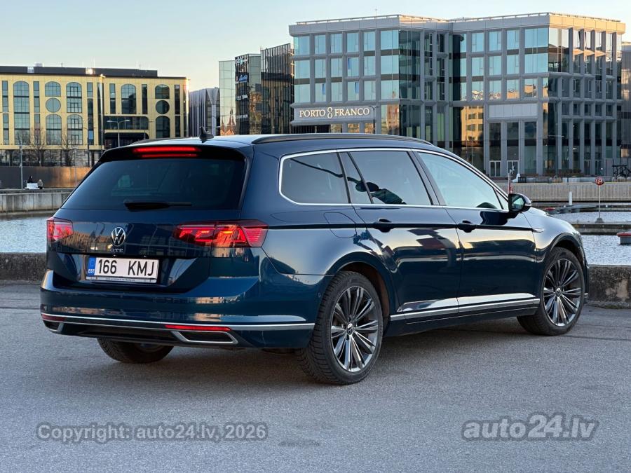 Blue Volkswagen Passat 2020 in Tallinn, with an engine capacity of 1.40 L and mileage of 115 thousand km for 22990 €, photo 5 on AUTOMOTO.COM.LV
