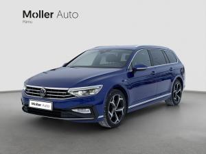 Zils Volkswagen Passat 2021 Pērnava, ar dzinēja tilpumu 1.50 L un nobraukumu 75 tūkst. km par 24600 €, foto  vietnē AUTOMOTO.COM.LV