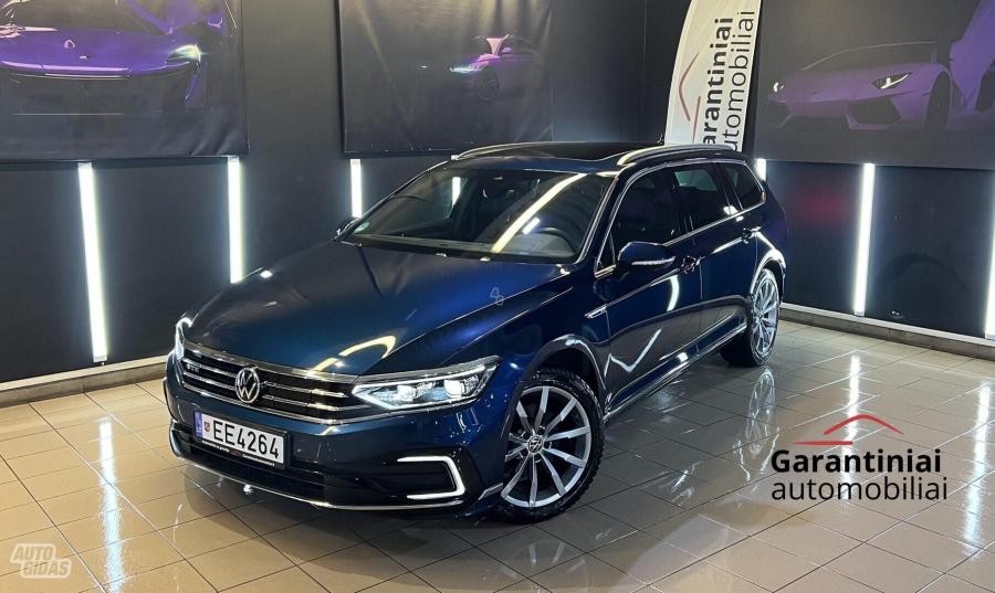 Blue Volkswagen Passat 2021 in Avizieniai, with an engine capacity of 1.40 L and mileage of 96 thousand km for 20950 €, photo 1 on AUTOMOTO.COM.LV