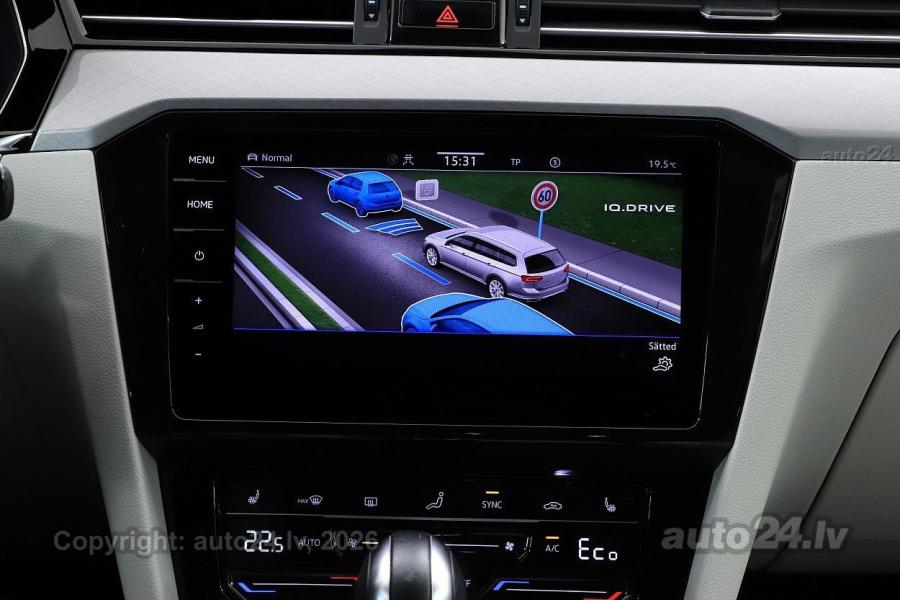 Zils Volkswagen Passat 2021 Tallina, ar dzinēja tilpumu 1.40 L un nobraukumu 154 tūkst. km par 18990 €, foto 18 vietnē AUTOMOTO.COM.LV