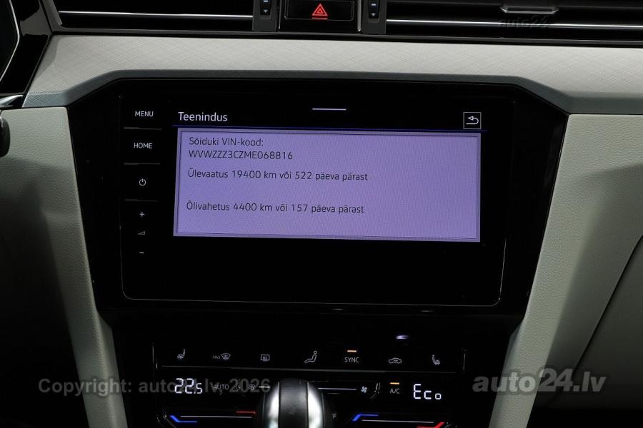 Zils Volkswagen Passat 2021 Tallina, ar dzinēja tilpumu 1.40 L un nobraukumu 154 tūkst. km par 18990 €, foto 20 vietnē AUTOMOTO.COM.LV