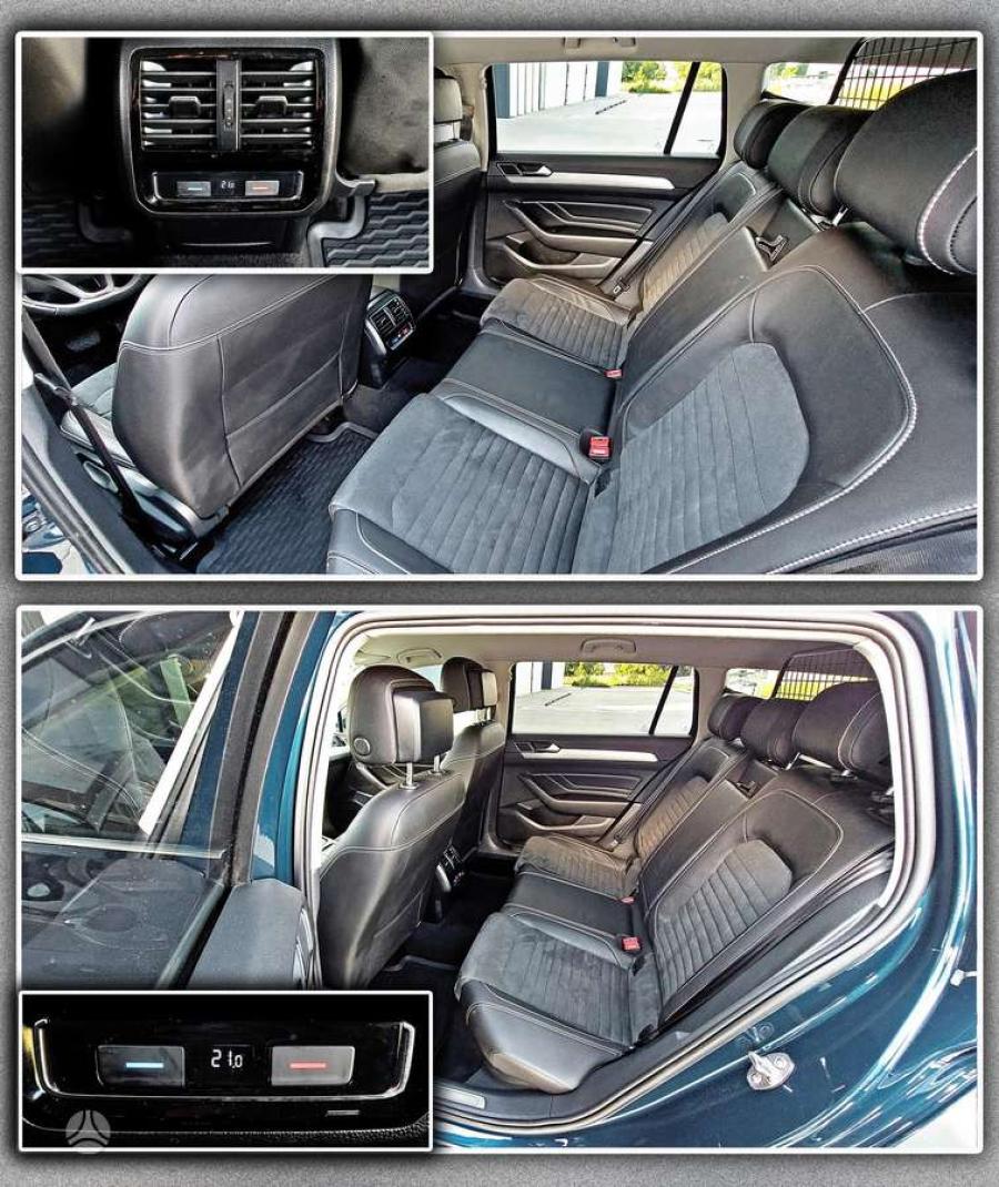 Blue Volkswagen Passat 2021 in Vilnius, with an engine capacity of 1.97 L and mileage of 251 thousand km for 14900 €, photo 31 on AUTOMOTO.COM.LV
