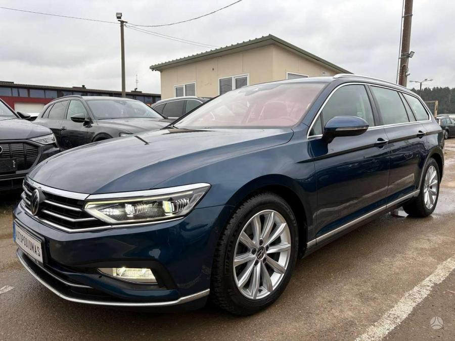 Zils Volkswagen Passat 2021 Viļņa, ar dzinēja tilpumu 1.97 L un nobraukumu 177 tūkst. km par 15600 €, foto 1 vietnē AUTOMOTO.COM.LV