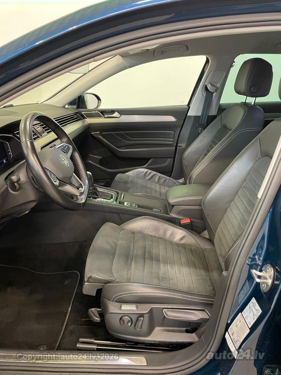 Blue Volkswagen Passat 2021 in Tallinn, with an engine capacity of 2.00 L and mileage of 155 thousand km for 17490 €, photo 7 on AUTOMOTO.COM.LV