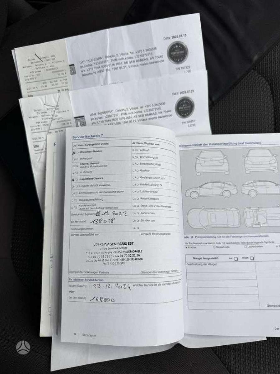 Brūns Volkswagen Passat 2012 Viļņa, ar dzinēja tilpumu 1.80 L un nobraukumu 192 tūkst. km par 3500 €, foto 17 vietnē AUTOMOTO.COM.LV