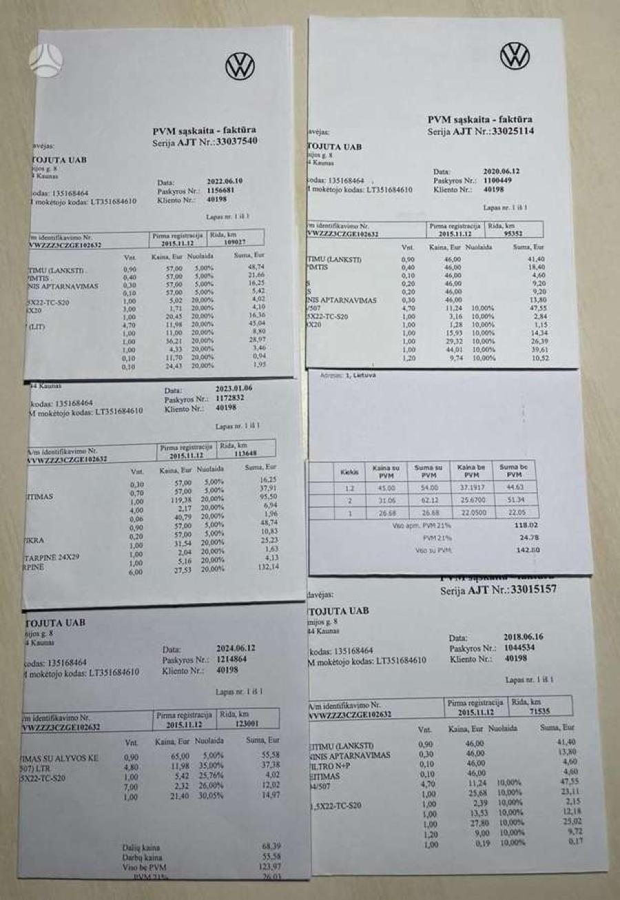 Коричневый Фольксваген Пассат 2015 в Каунас, объемом двигателя 1.97 л и пробегом 138 тыс. км за 14800 €, фото 16 на AUTOMOTO.COM.LV