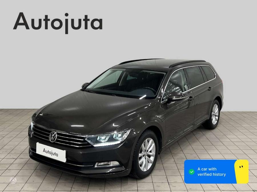 Brown Volkswagen Passat 2017 in Kaunas, with an engine capacity of 1.97 L and mileage of 90 thousand km for 14500 €, photo 1 on AUTOMOTO.COM.LV