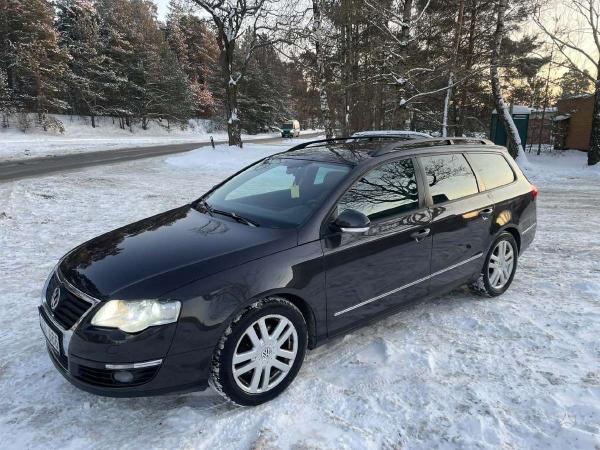 Brown Volkswagen Passat 2006 in Alytus, with an engine capacity of 1.97 L and mileage of 237 thousand km for 3300 €, photo 1 on AUTOMOTO.COM.LV