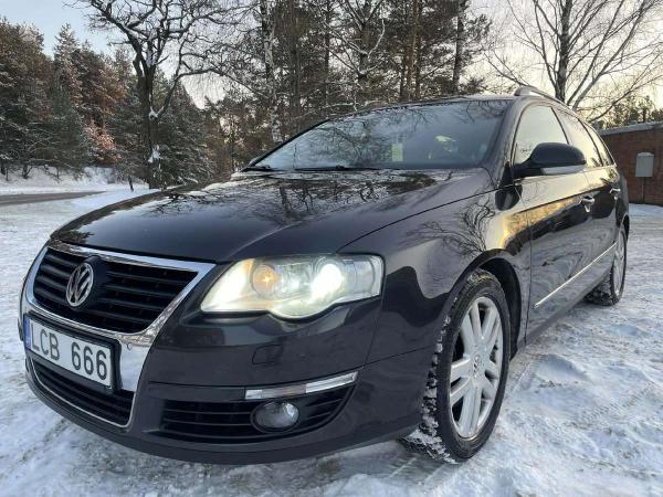 Brown Volkswagen Passat 2006 in Alytus, with an engine capacity of 1.97 L and mileage of 237 thousand km for 3300 €, photo 6 on AUTOMOTO.COM.LV
