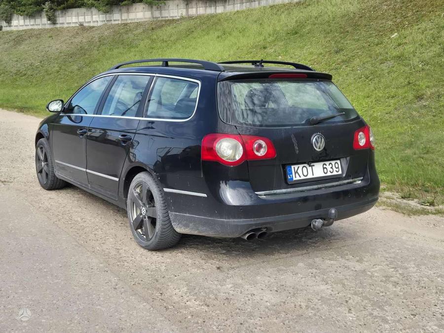 Brown Volkswagen Passat 2006 in Vilnius, with an engine capacity of 1.98 L and mileage of 281 thousand km for 850 €, photo 4 on AUTOMOTO.COM.LV