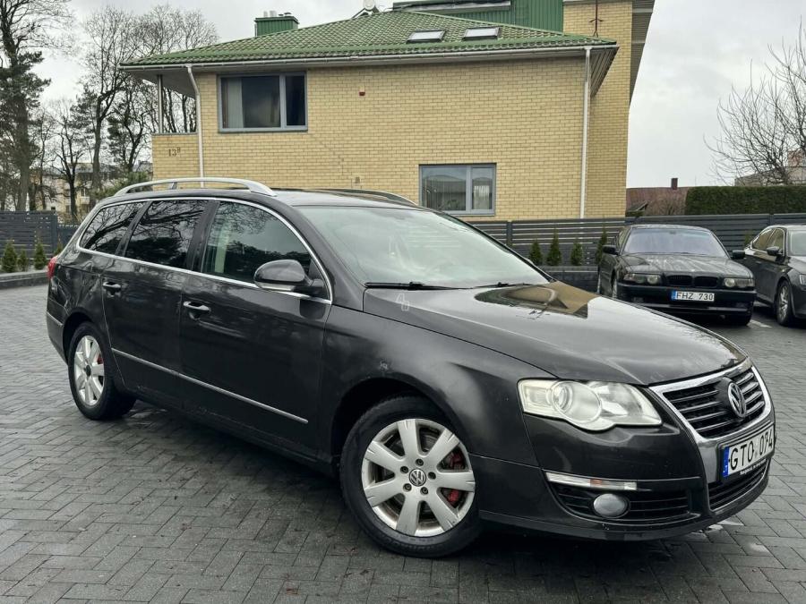 Brown Volkswagen Passat 2007 in Panevezys, with an engine capacity of 2.00 L and mileage of 399 thousand km for 1250 €, photo 2 on AUTOMOTO.COM.LV