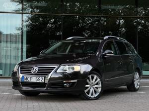 Brown Volkswagen Passat 2007 in Kaunas, with an engine capacity of 2.00 L and mileage of 297 thousand km for 2350 €, photo 8 on AUTOMOTO.COM.LV