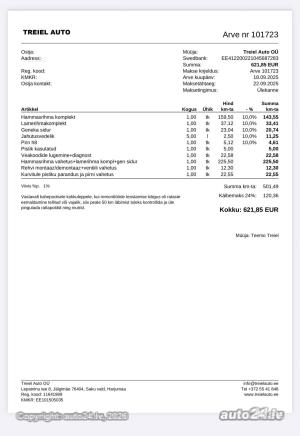 Коричневый Фольксваген Пассат 2011 в Таллин, объемом двигателя 2.00 л и пробегом 379 тыс. км за 4800 €, фото 20 на AUTOMOTO.COM.LV