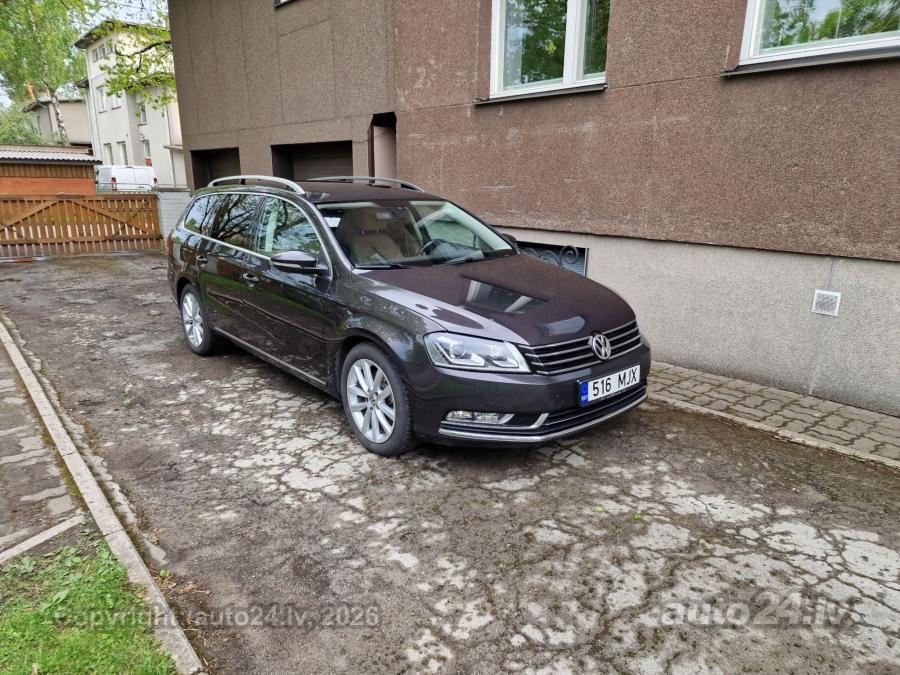Brown Volkswagen Passat 2011 in Tallinn, with an engine capacity of 2.00 L and mileage of 201 thousand km for 6990 €, photo 8 on AUTOMOTO.COM.LV